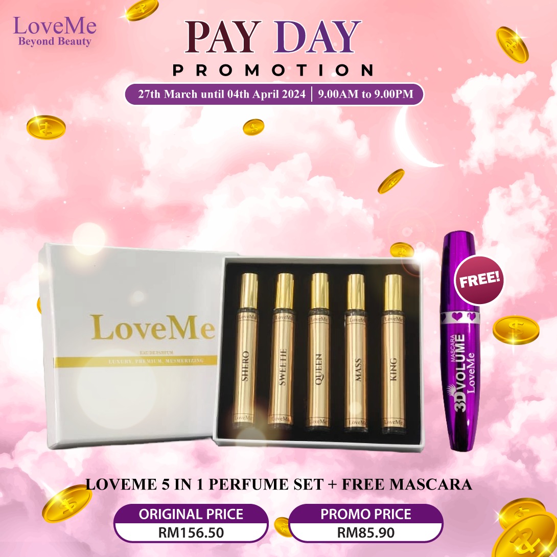 LOVEME 5 IN 1 PERFUME FREE MASCARA - LoveMe International SDN