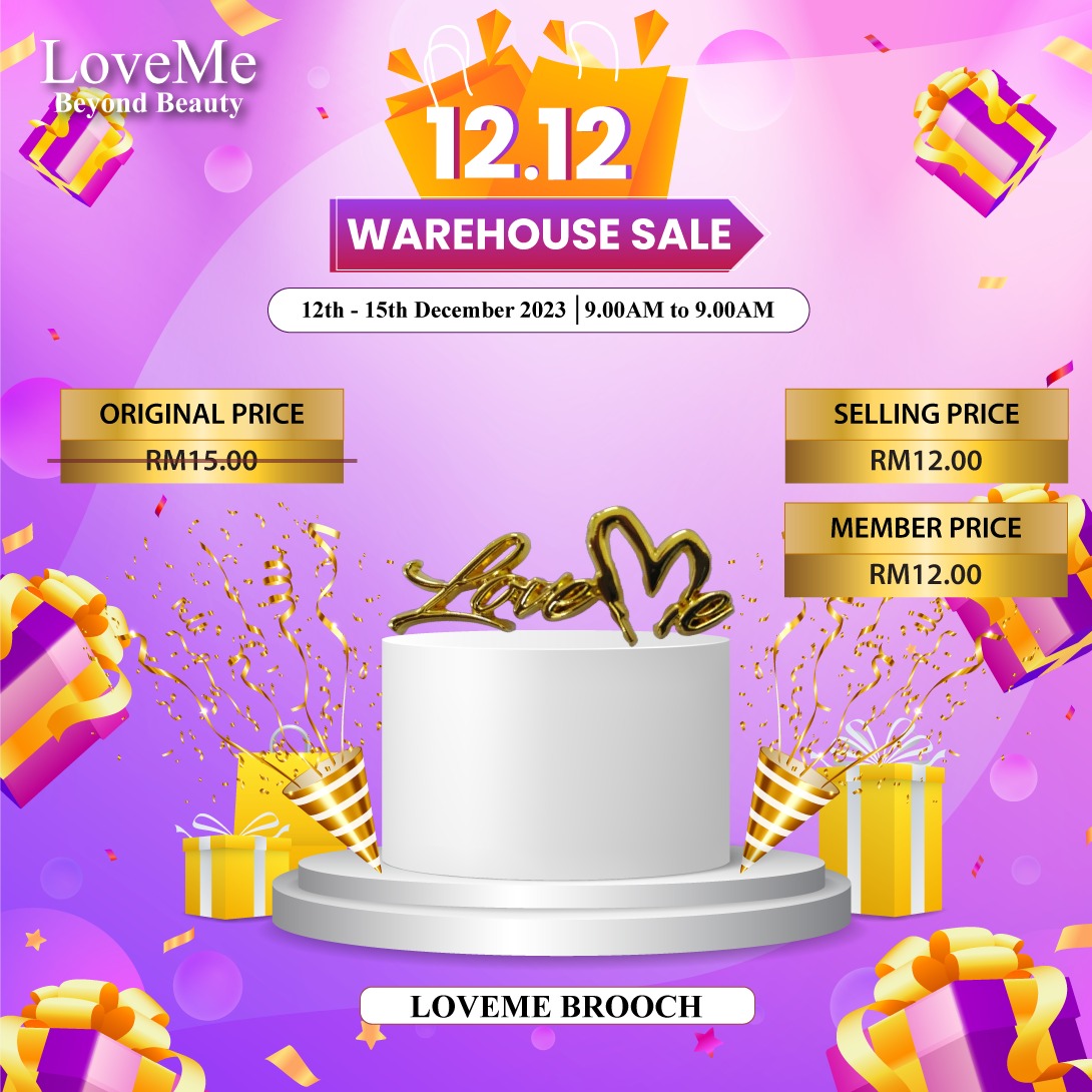 LOVEME BROOCH - LoveMe International SDN