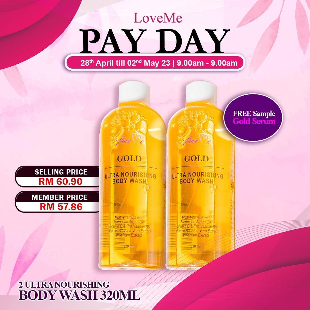 2 Ultra Nourishing Body Wash Free Sample Gold Serum - LoveMe ...